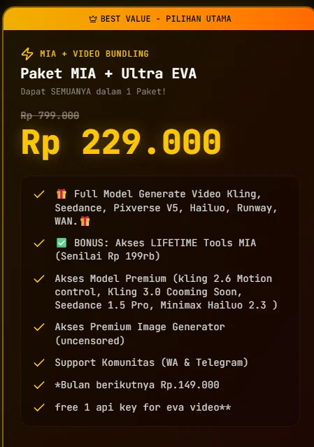LYNK | Uviverseai.id MIA UGC And EVA Video Generator